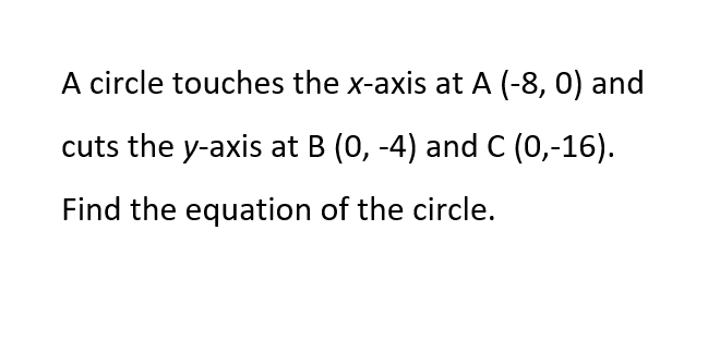 A-Math – Coordinate Geometry – Tuition with Jason – Math Specialist