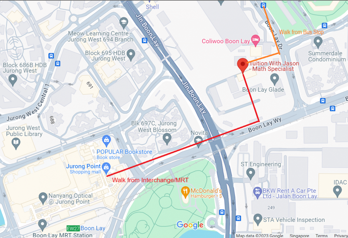 Tuition @ Boon Lay – Tuition with Jason – Math Specialist