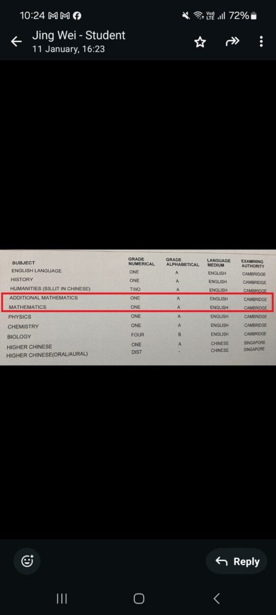 Testimonials 2023 – Tuition with Jason – Math Specialist
